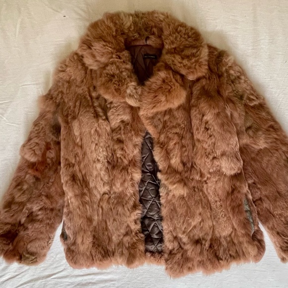 Jackets & Coats | Vintage Patchwork Fur Coat Real With Quilted Lining ...